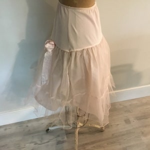 Vintage Crinoline PINK Crinoline With 2 Layers and 2 Pieces of Pretty ...