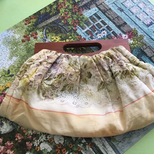Wooden Handle Purse - Etsy