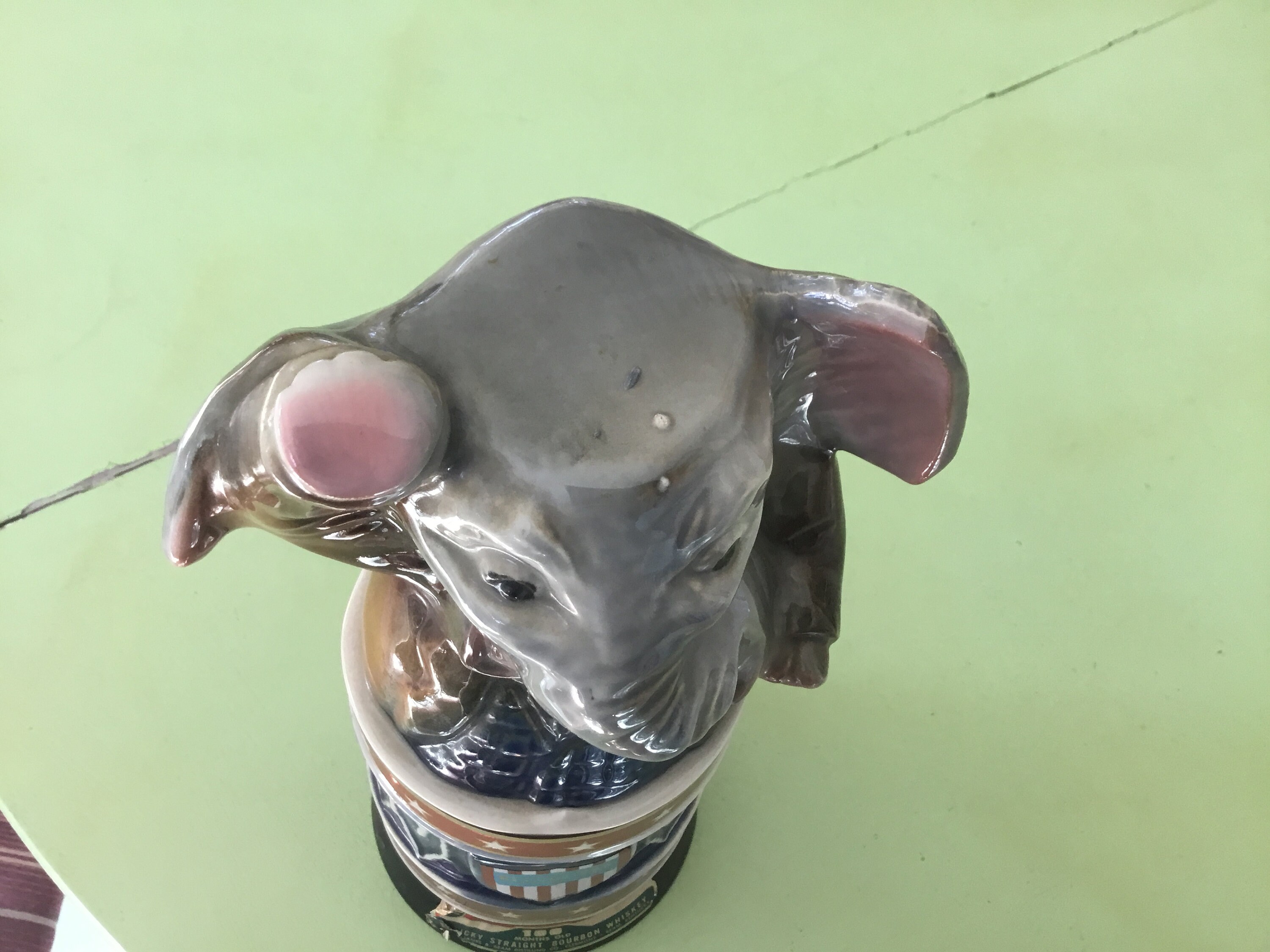 Jim Beam Decanter Elephant Decanter 1976 Political Jim Beam Decanter Elephant Decanter 1976 Political