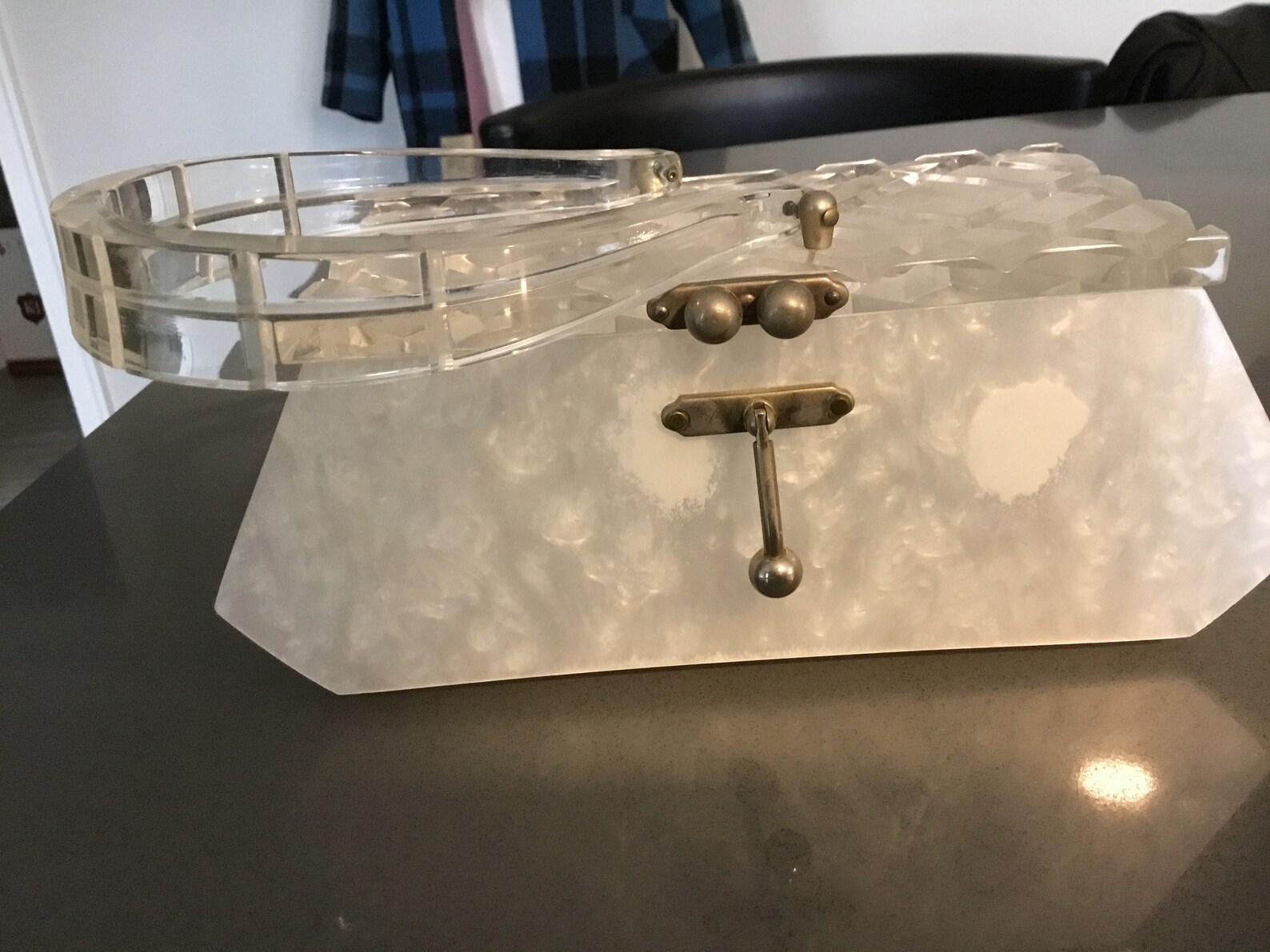 Lucite Purse Florida Handbags Made in Miami Lucite Box With | Etsy