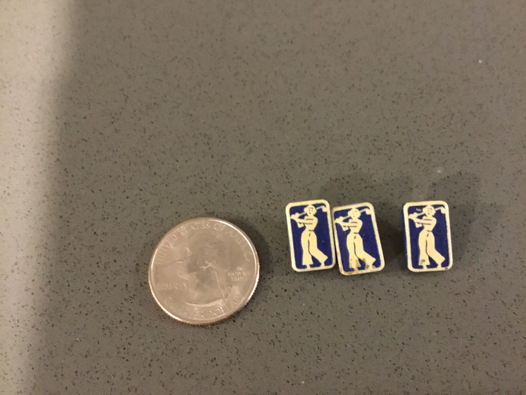 Golfer Buttons Vintage Buttons Set of 3 Curvy Lady Golfers 40's Buttons ...