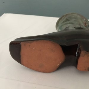Pottery Boot Mcmaster Craft Pottery BMP Look Canada Souvenir Brown With ...
