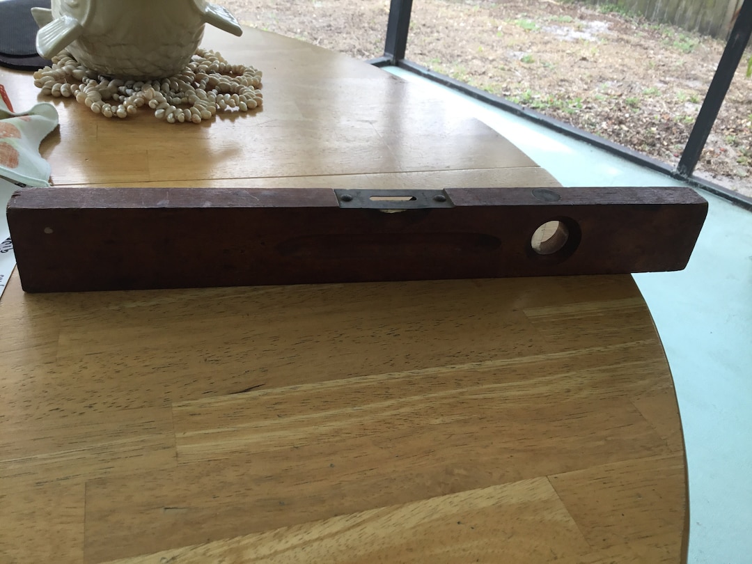 Vintage Tool Stanley Level Wood Level Wood With Brass Hardware Stanley ...