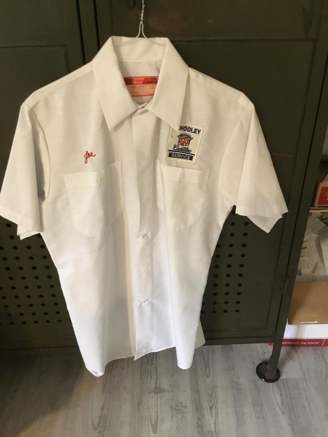 Vintage Uniform Shirt Cadillac Car Dealership Cadillac Logo on Pocket ...