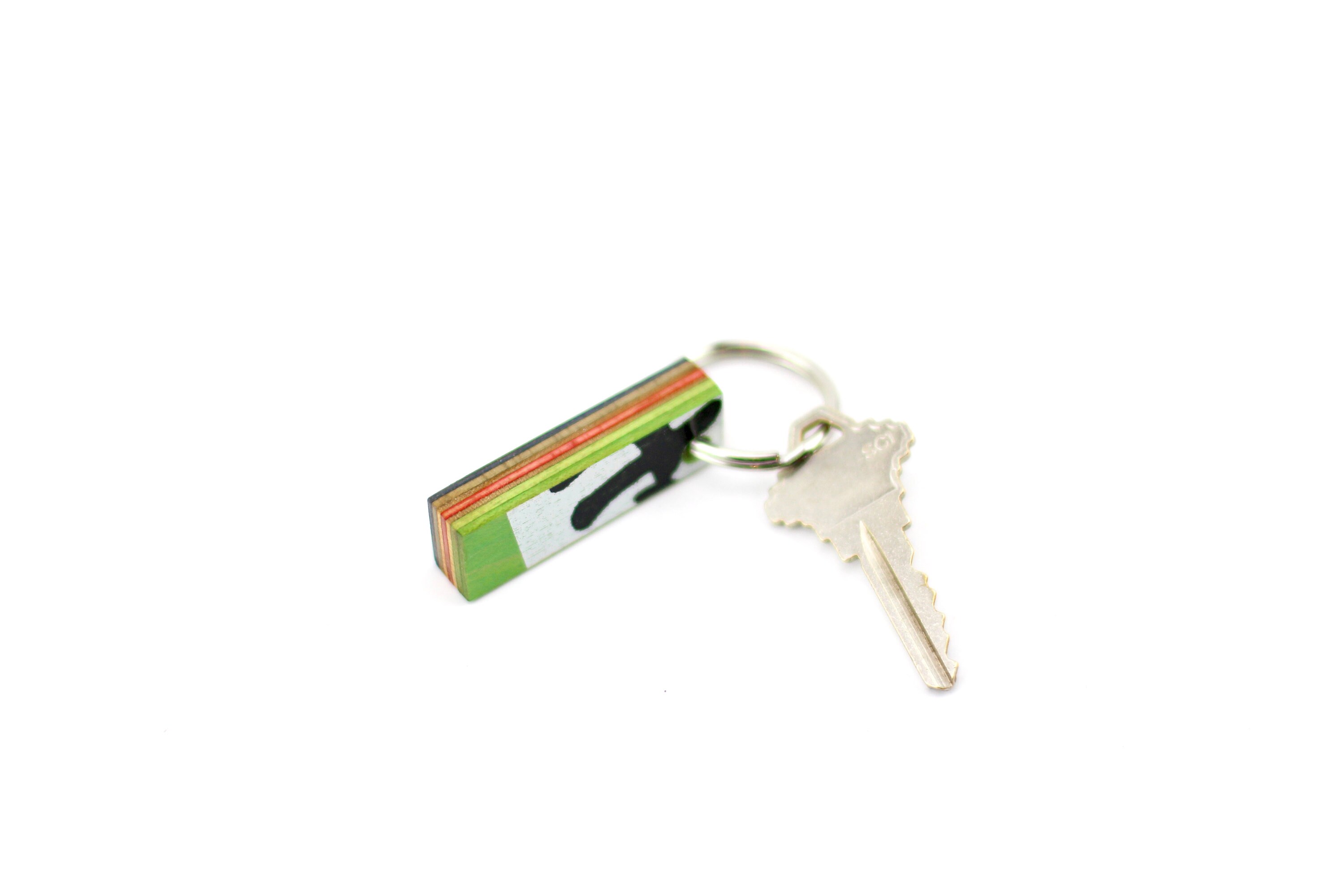 Skateboard Keychain Skateboard Art Wood Key Chain Skateboard Deck Cool ...