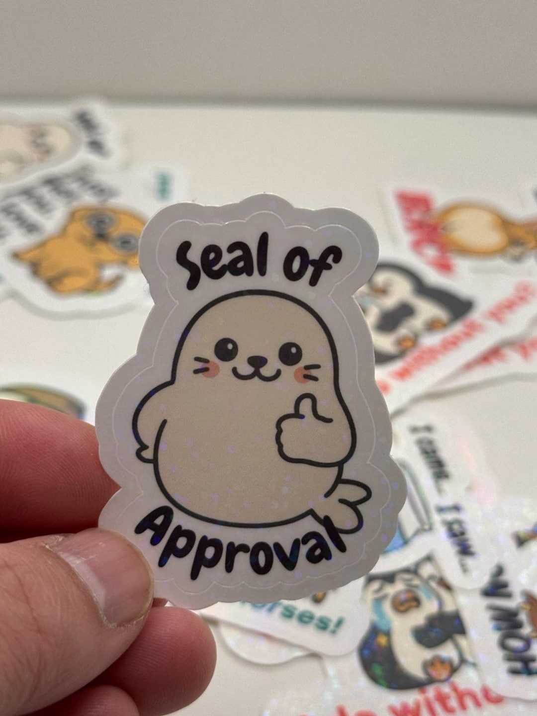 Seal of Approval – Cute Funny Seal Sticker - Etsy