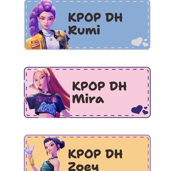 Kpop Demon Hunters School Supplies - Etsy