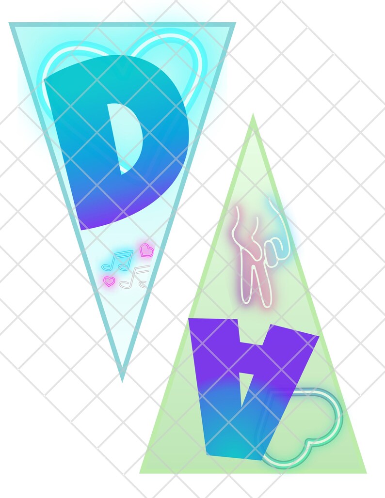 K-pop Demon Hunters Birthday Banner | Anime Party Pennant Flags ...