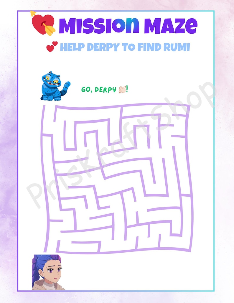 K-pop Demon Hunters Activity Worksheets for Kids | Party Favors Printable Pack | Kpop Birthday ...