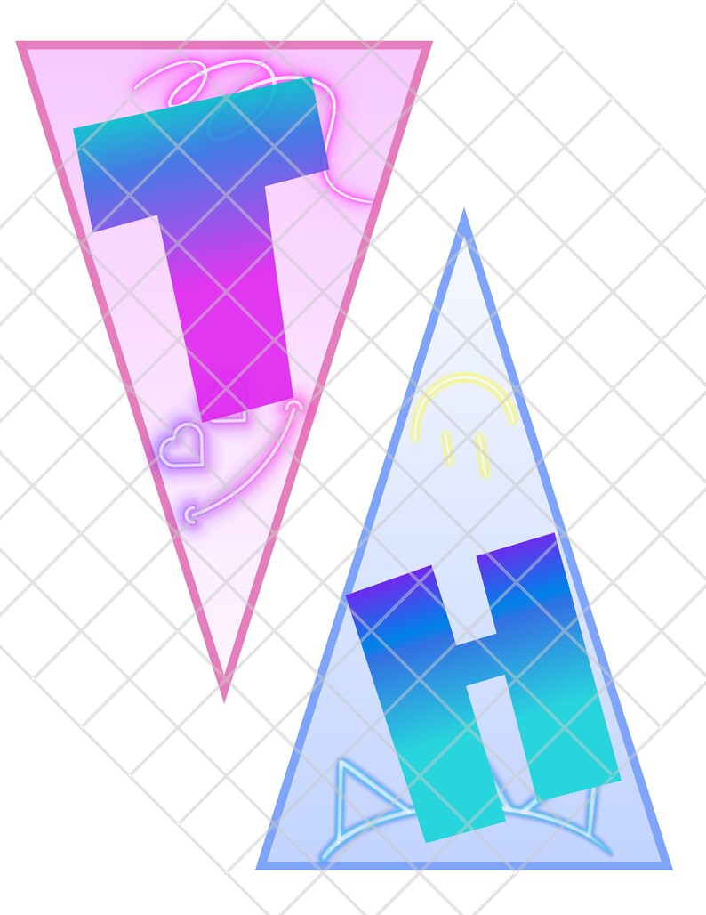 K-pop Demon Hunters Birthday Banner | Anime Party Pennant Flags ...