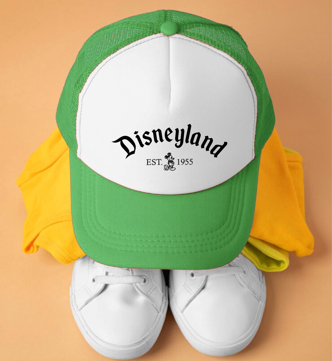 Disneyland Est 1955 Foam Mesh-back Trucker Cap, Disneyland Cap, Disney ...