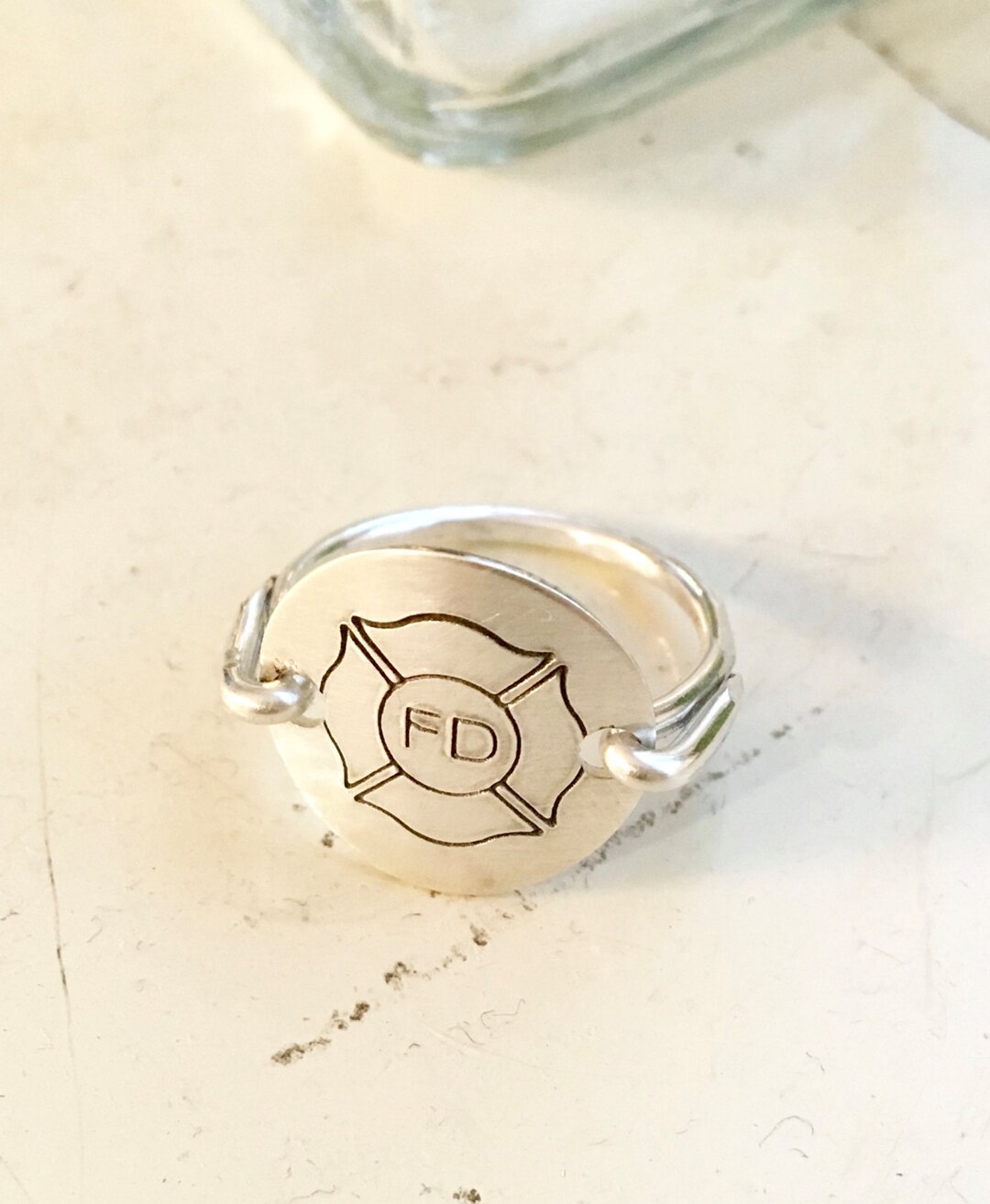 Sterling Silver Fireman Ring, Fire Department, Support a Fireman, I ...