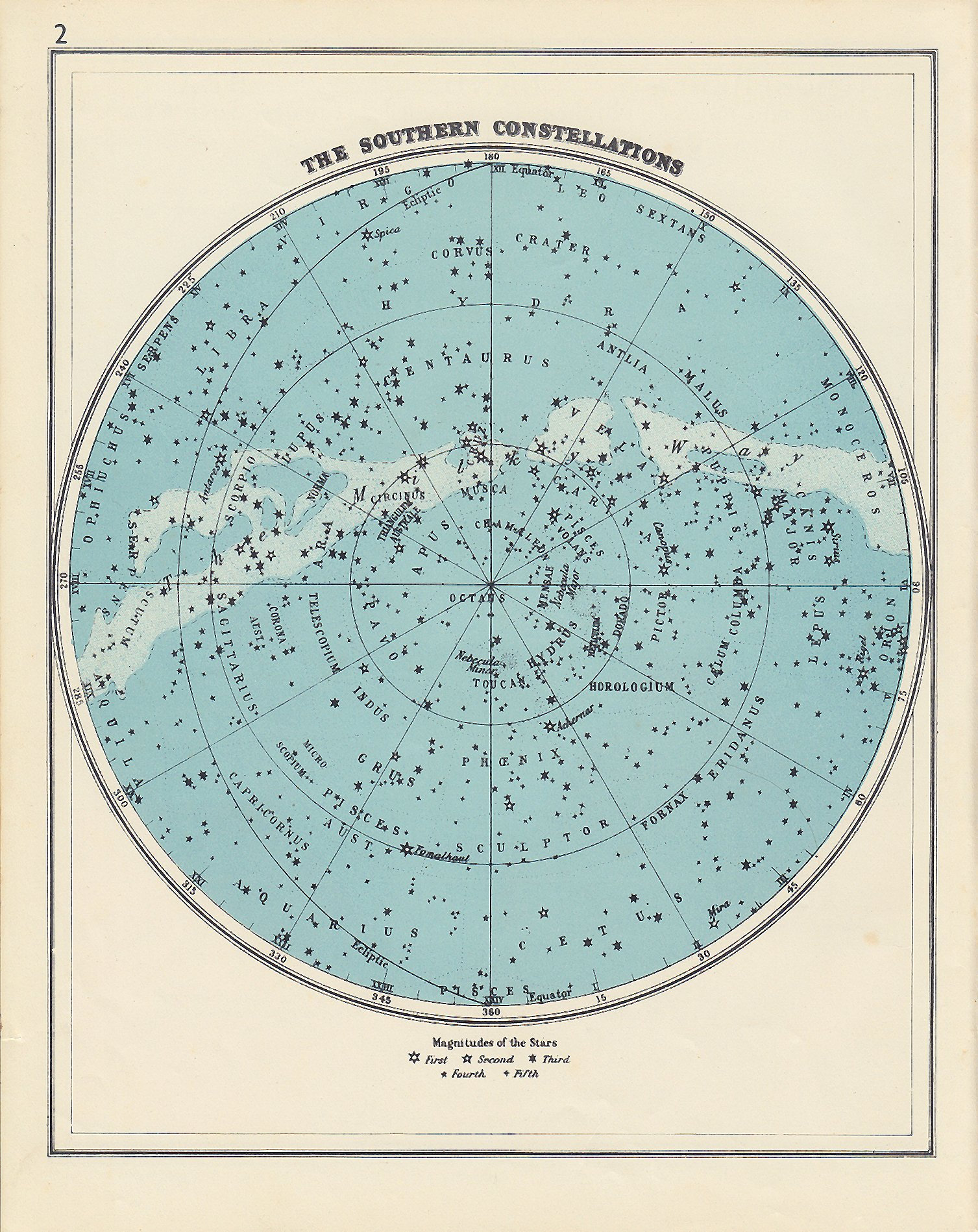 Vintage Constellation Map