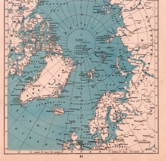 Arctic Ocean Map