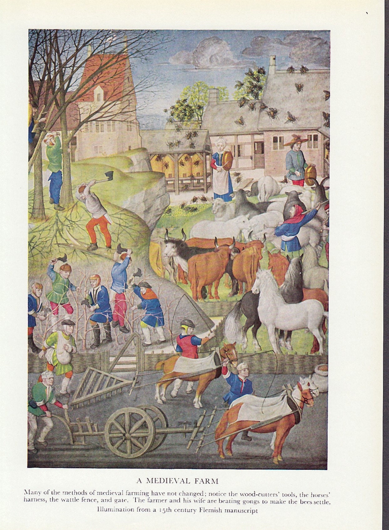 Medieval Peasants Farming