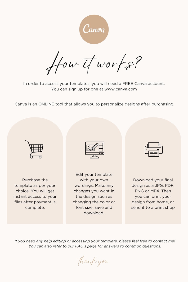 Minimal Wedding Program Template Foldable Wedding Ceremony Program ...