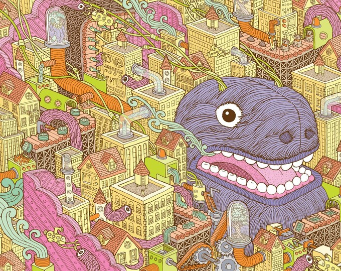 Make/destroy City - Etsy