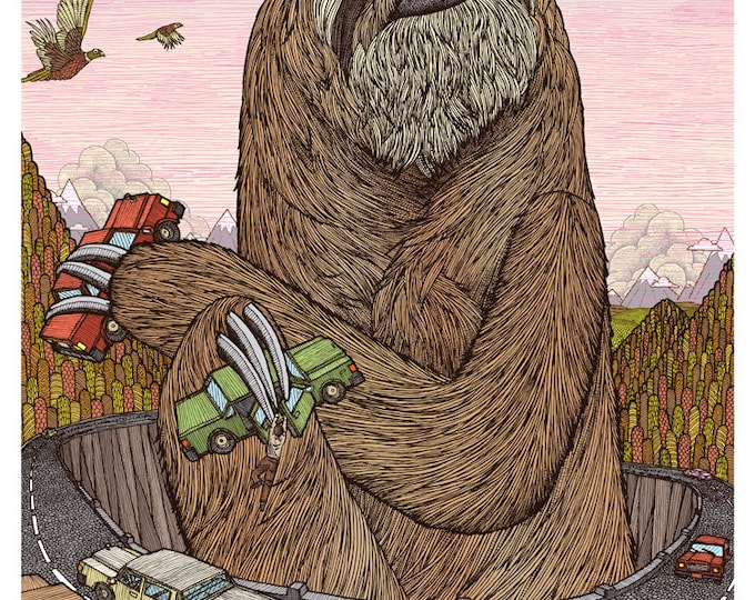 Slothzilla - Etsy