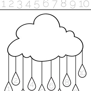 Spring Themed Preschool Worksheets - Etsy