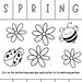 Spring Themed Preschool Worksheets - Etsy