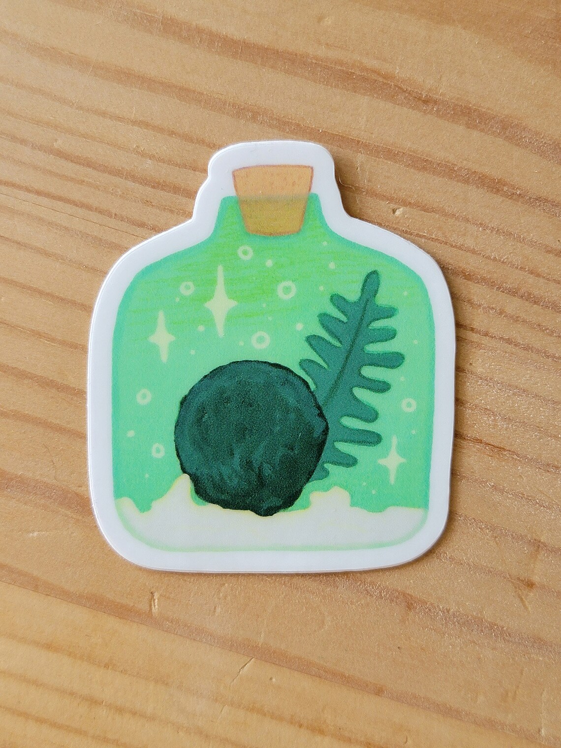 Marimo Moss Ball Sticker - Etsy