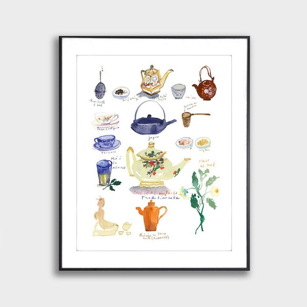 Tea Poster - Etsy