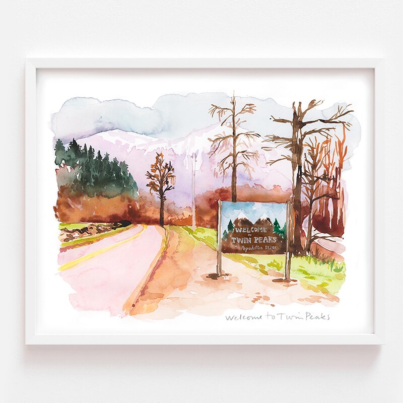 Twin Peaks Art - Etsy