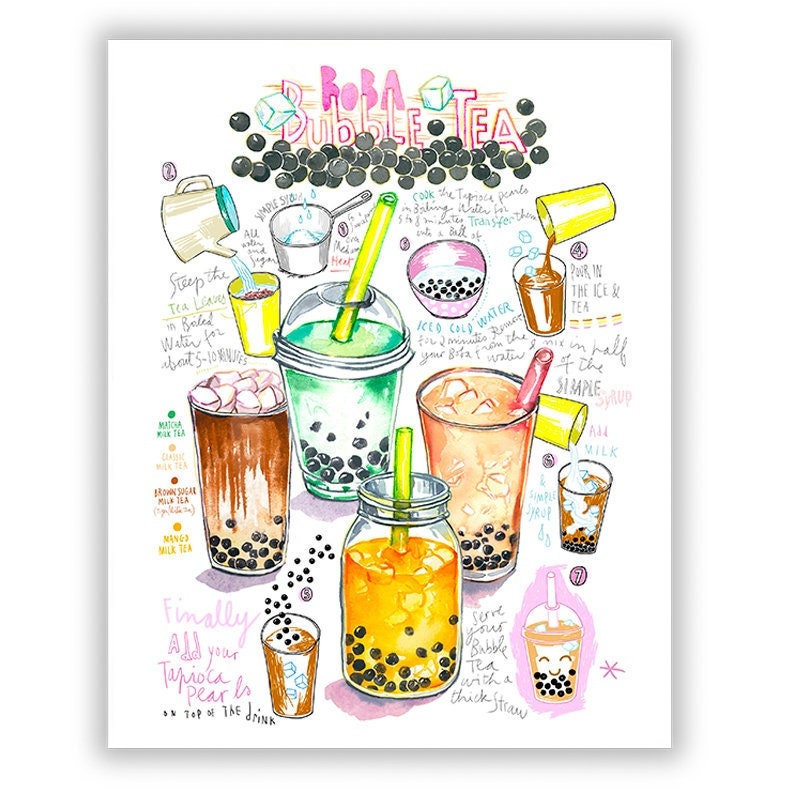 Pearl Milk Tea Poster