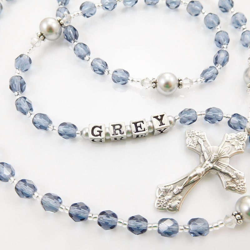 Custom Rosary and Box - Etsy