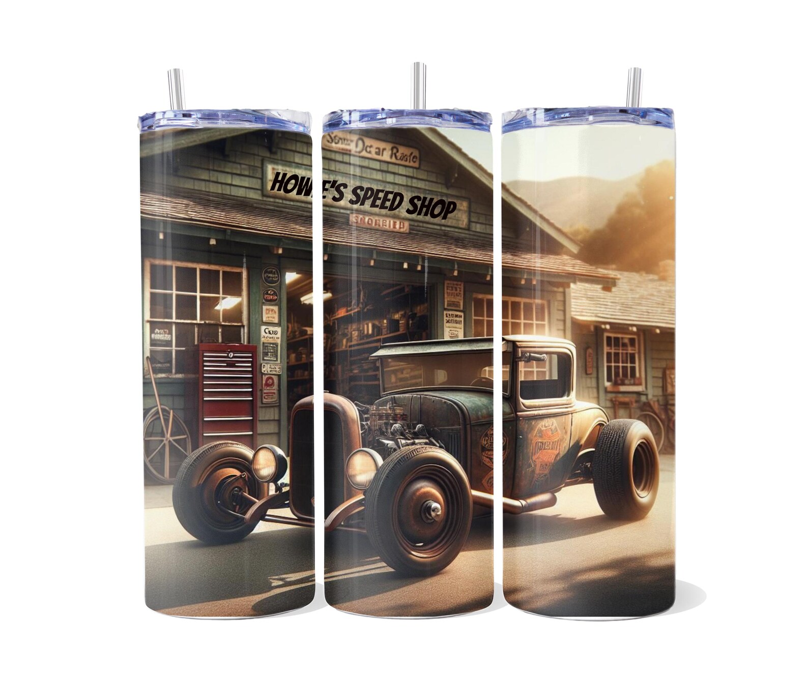 Rat Rod Garage Art: Vintage Hot Rod Shop Scene (digital Download) - Etsy