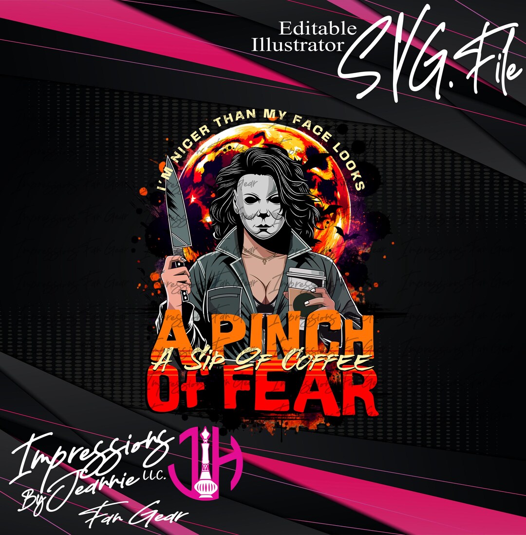 Horror Movie Killer Mom Design | Pinch of Fear Digital Download ...