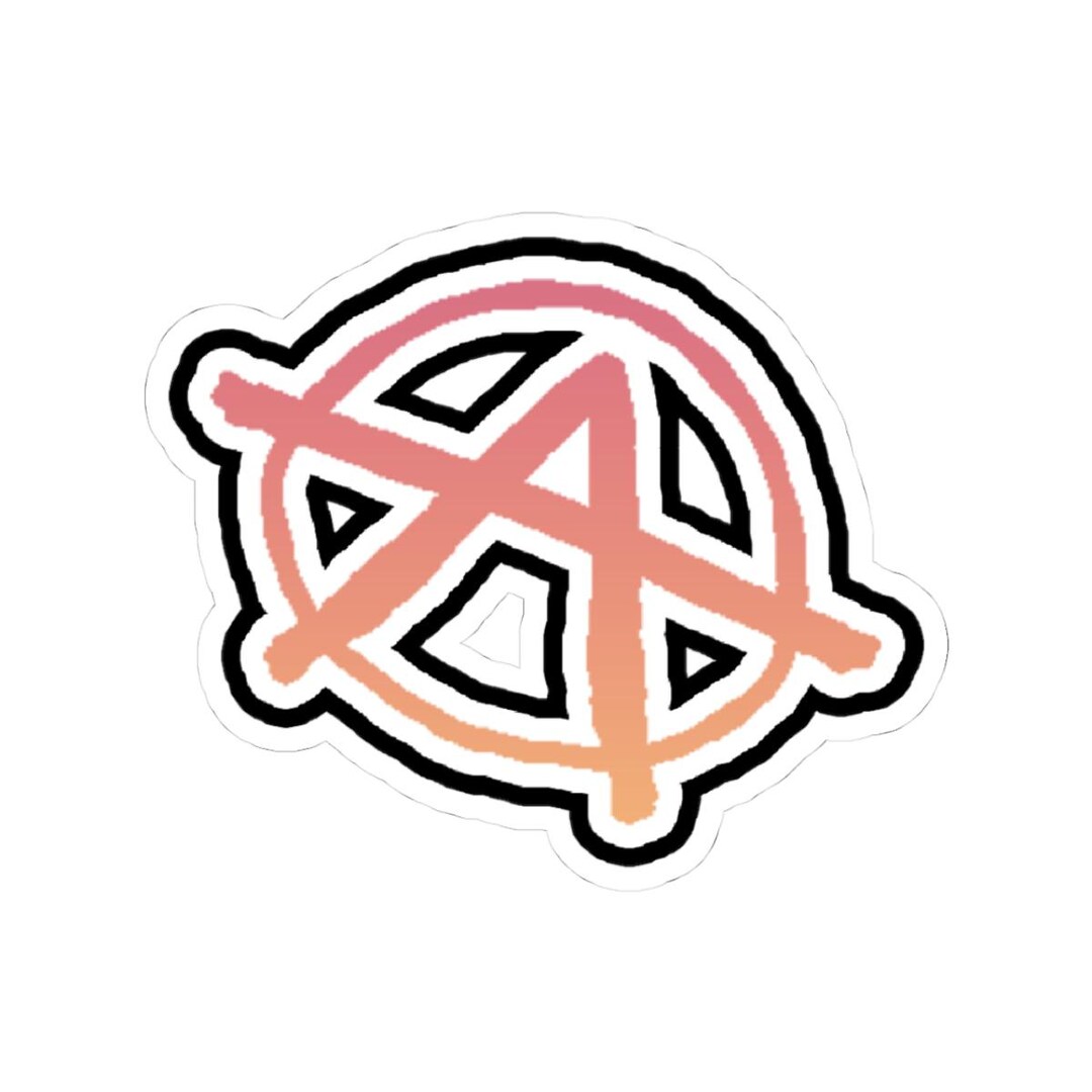 Rebellious Punk Anarchy Kiss-cut Stickers | DIY Sticker, Punk Rock ...