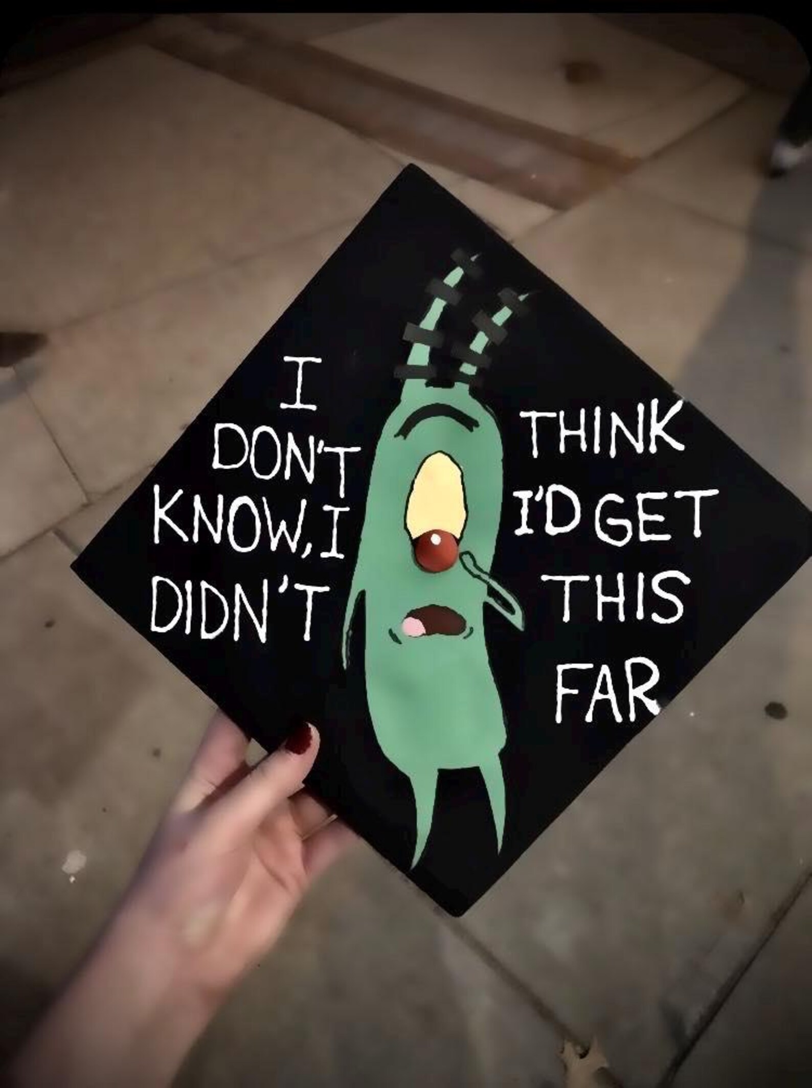 Embroidered Graduation Cap Topper | Multi Color Cap Topper ...