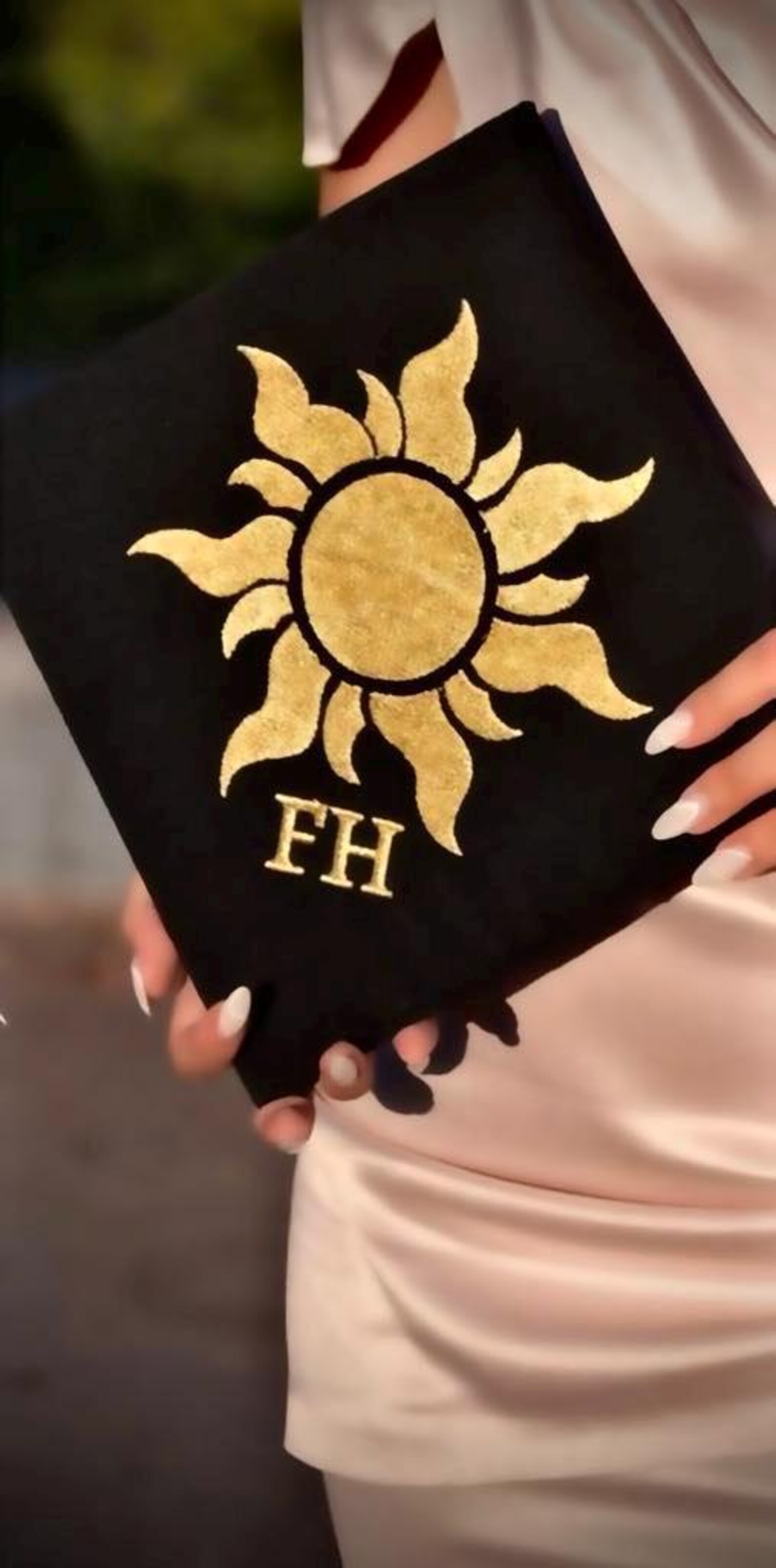 Embroidered Graduation Cap Topper | Multi Color Cap Topper ...