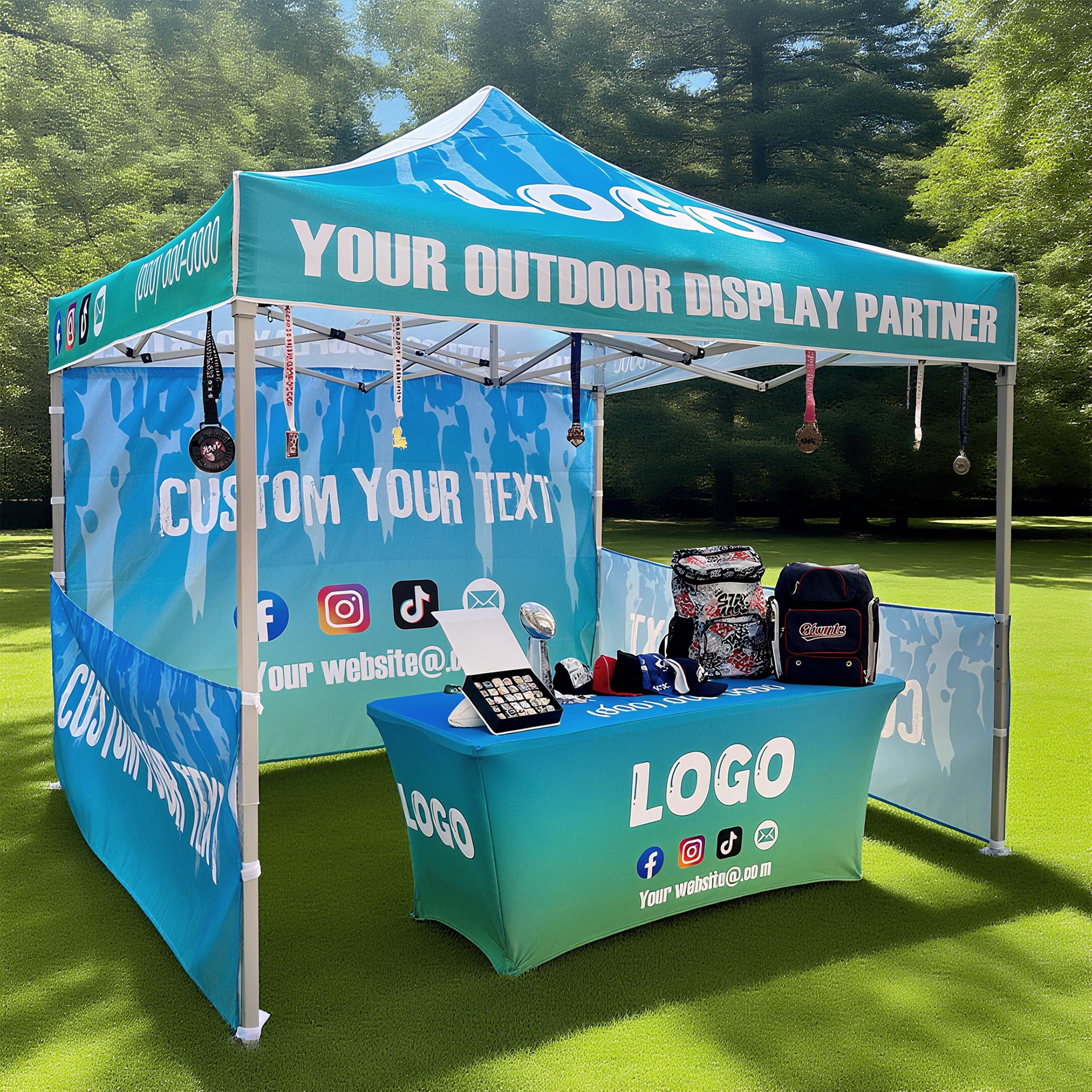 Custom Canopy Tent With Your Logo Personalized Event Tents 10x10 ...