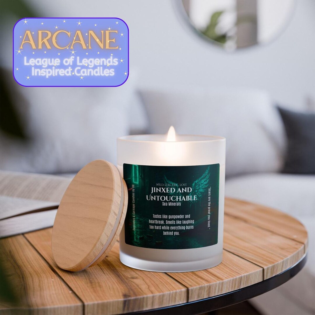 Arcane-inspired League of Legends Sea Minerals Candle, Jinxed and ...