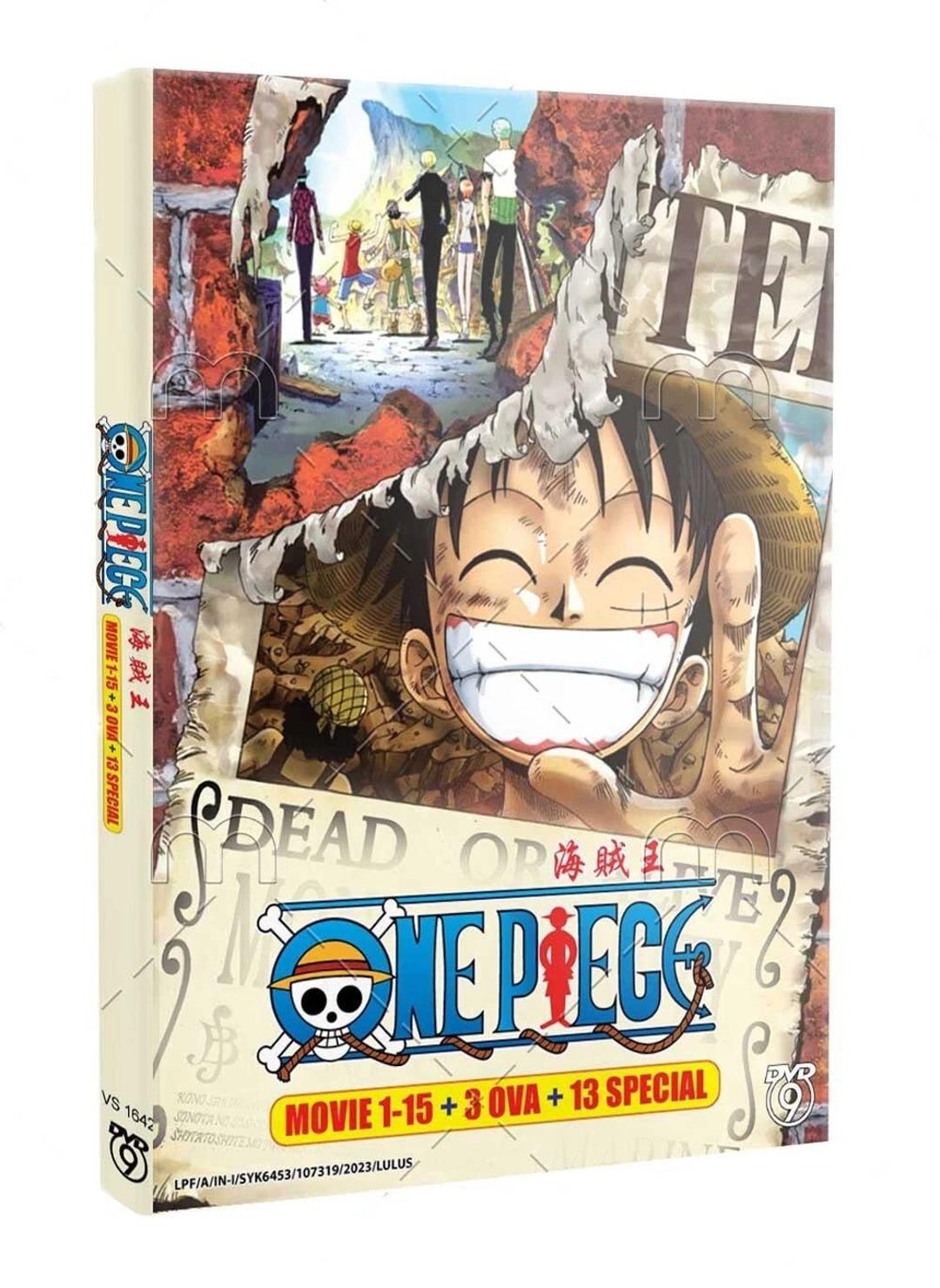 One Piece 15 Movies 3 OVA 13 Specials Japanese Anime DVD English ...