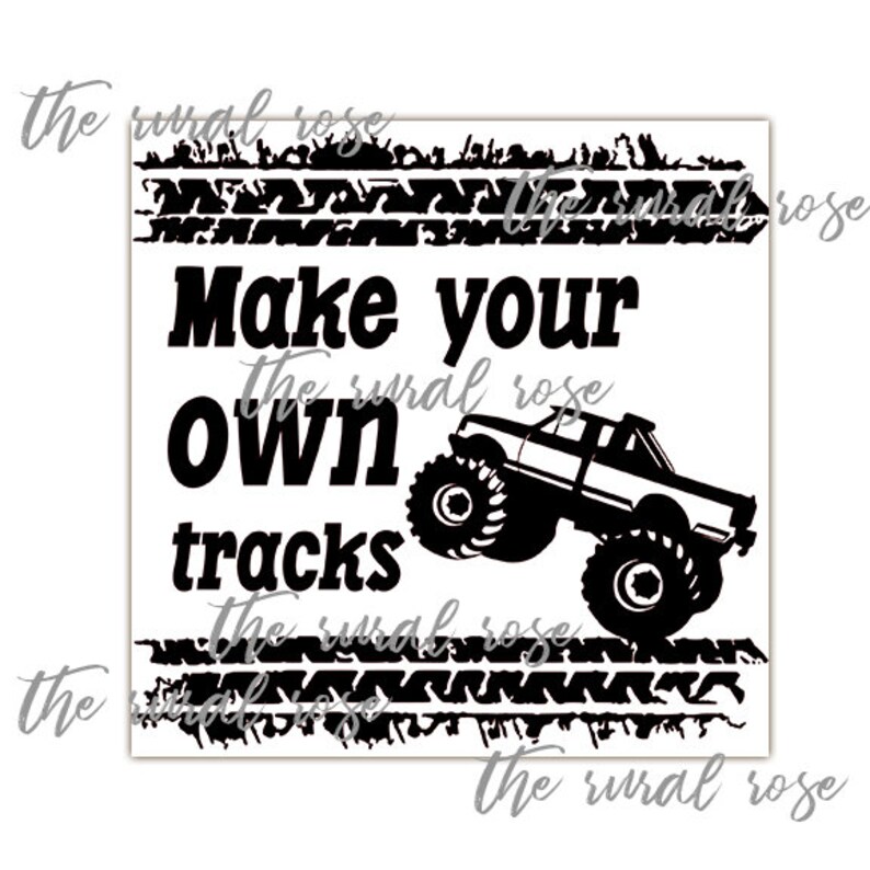 Make Your Own Tracks Instant Download. Vinyl Cutter. SVG. Embroidery ...