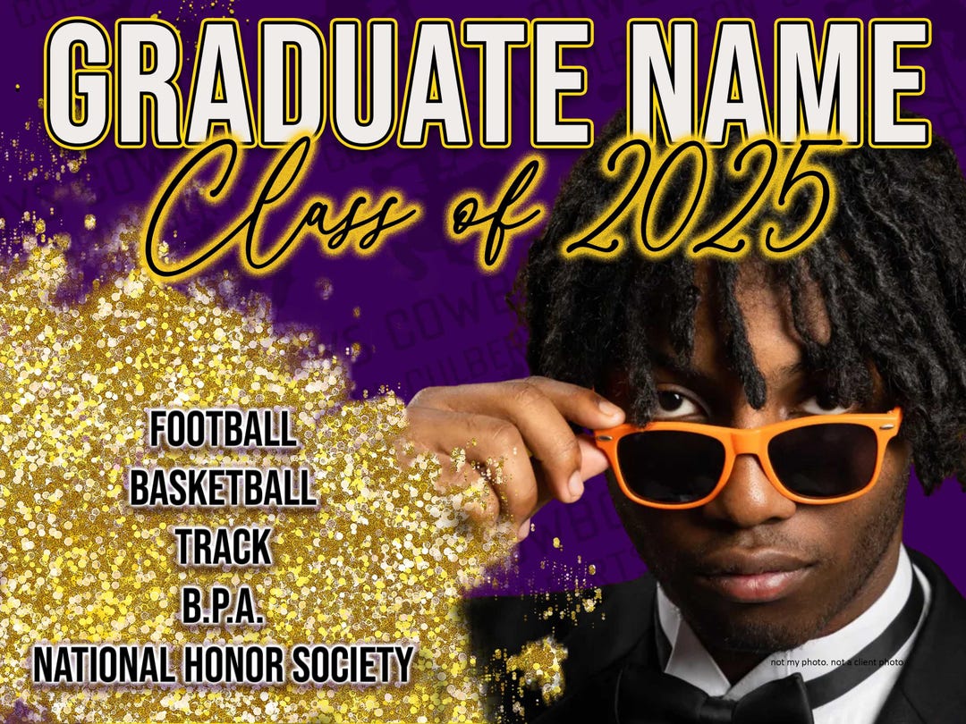 Graduation Class of 2025 Livestock Stall Sign Banner. County Fair ...