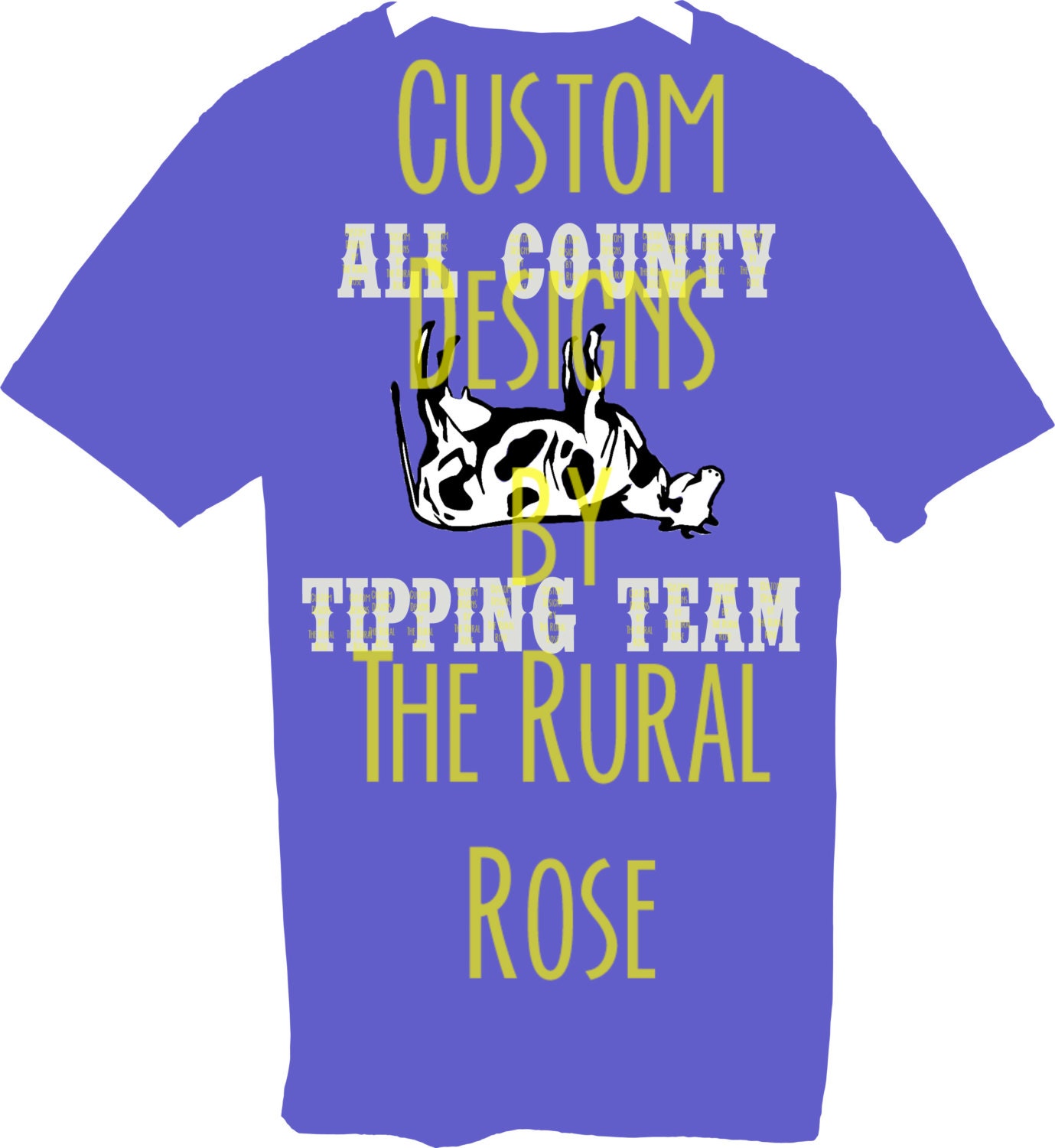 Png and SVG All County Tipping Team Cow/ Sublimation/ Screen Print ...