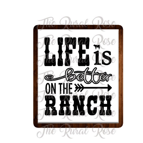 Ranch Life Signs Svg - Etsy