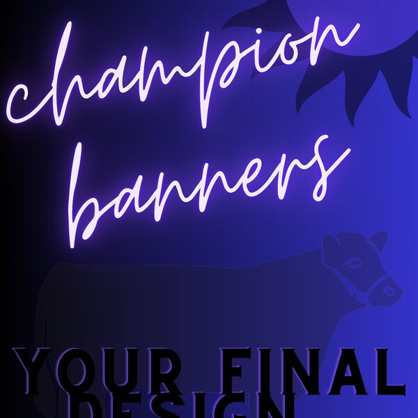 Custom Livestock Banners - Etsy