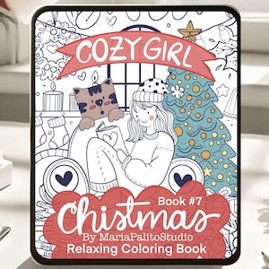 Procreate Coloring Book Cozy Christmas for Adults, Teens & Young Adults ...