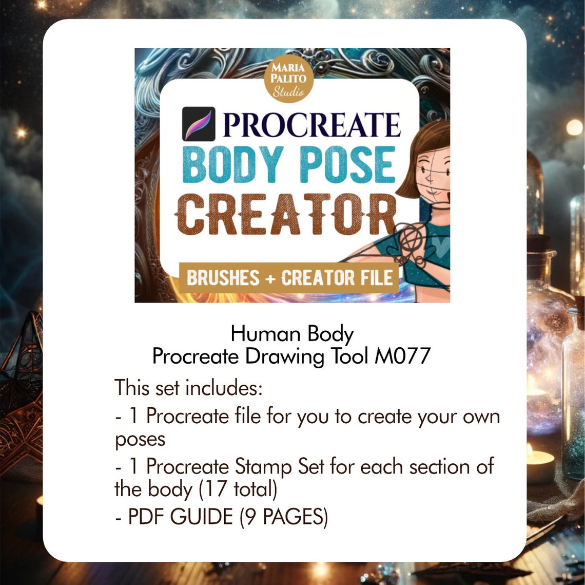 Procreate Body Pose Creator Bundle 82 Anatomy Brushes for Beginner ...