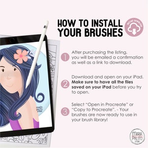 5 Portrait Head Procreate Brushes, Character Design, Stamp Brushes to Create Your Own Portraits ...