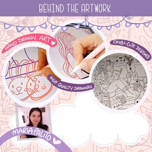 Procreate Digital Coloring Pages Mindfulness and Relaxation Hand-drawn ...