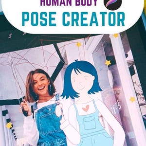 PROCREATE Body Pose Creator Bundle Drawing Tool: Pose & Proportion ...