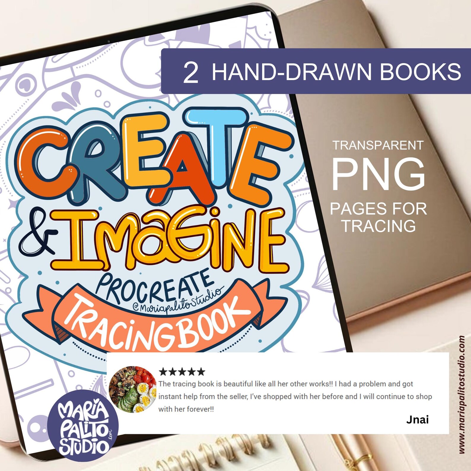 Procreate Tracing Book Bundle X 2 Books "life is Sweet" "create ...