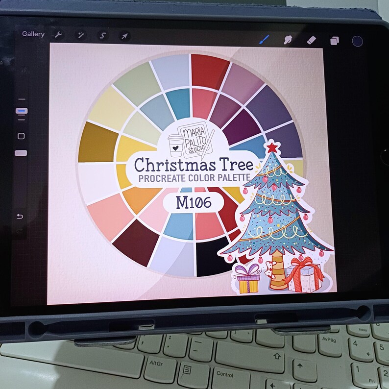 Procreate Color Palette "christmas Tree" – Perfect for Digital Art ...