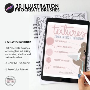 30 Procreate Brushes for Beginners and Advance Artists, Illustration ...